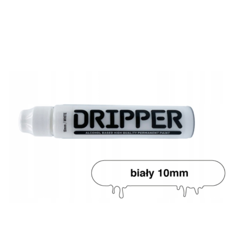 Dope Cans - Dripper Marker White - 10mm 12Cali Graffiti & Art Shop